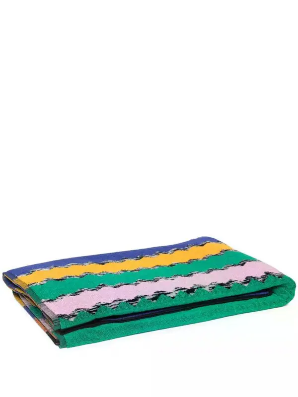 Missoni Striped Beach Towel - Blue