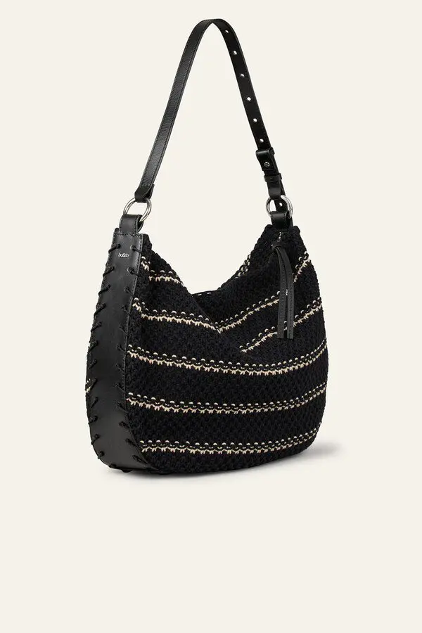 Ba&sh Arya Large Shoulder Bag - Black