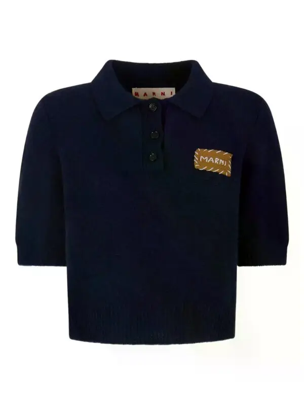 Marni Logo-patch Polo Shirt