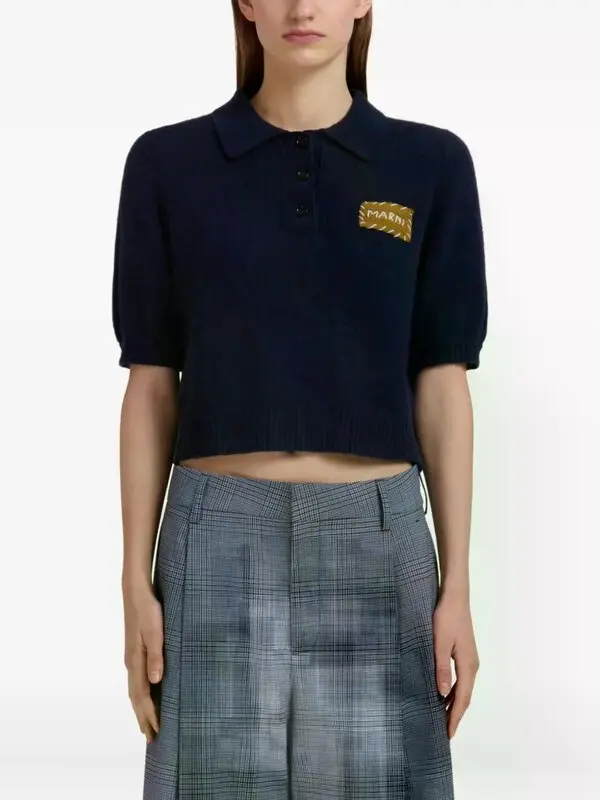 Marni Logo-patch Polo Shirt