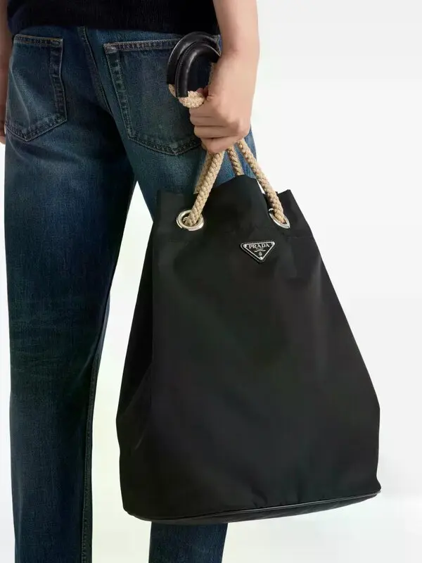 Prada Small Mariner Drawstring Tote