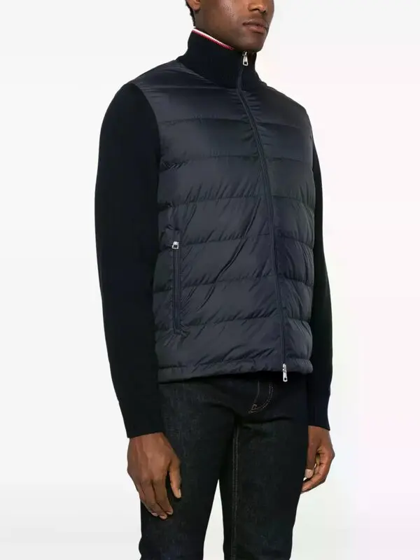 Moncler Zip-up Padded Jacket - Blue