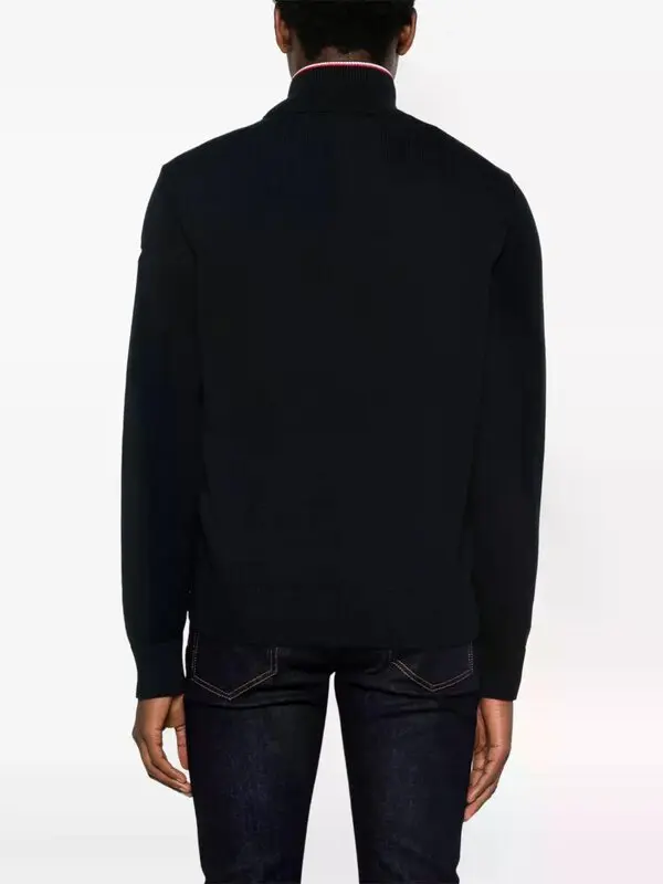 Moncler Zip-up Padded Jacket - Blue