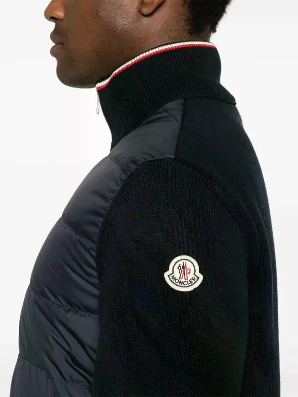Moncler Zip-up Padded Jacket - Blue