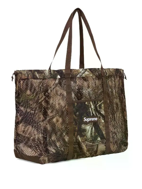 Supreme Mesh Tote Bag - Brown