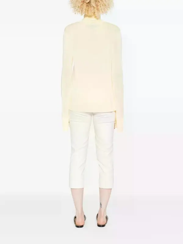 TOTEME Long Sleeve Blouse - Yellow