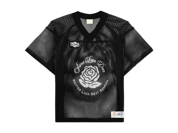 Aimé Leon Dore Stadium Cropped Practice Jersey - Jet Black