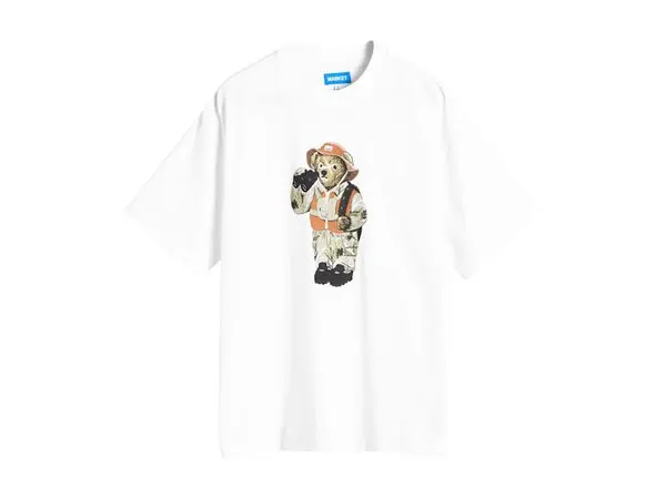 MARKET Hunter Bear T-shirt - White