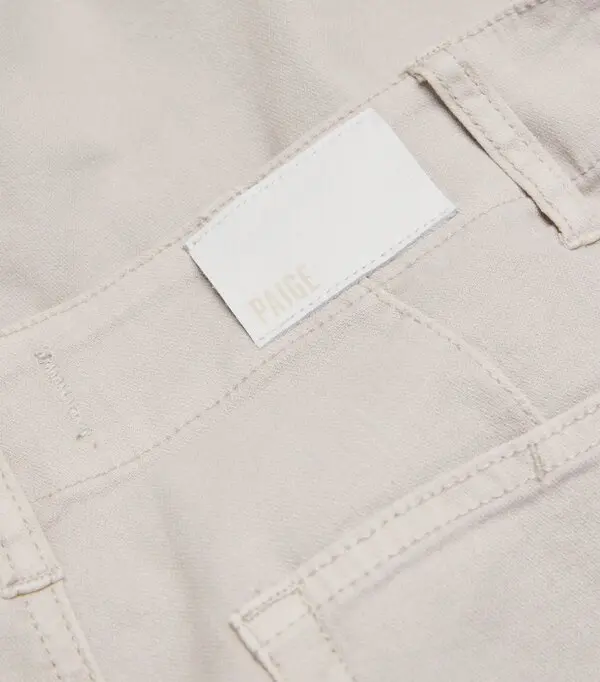 Paige High-rise Barrel-leg Jeans - Beige