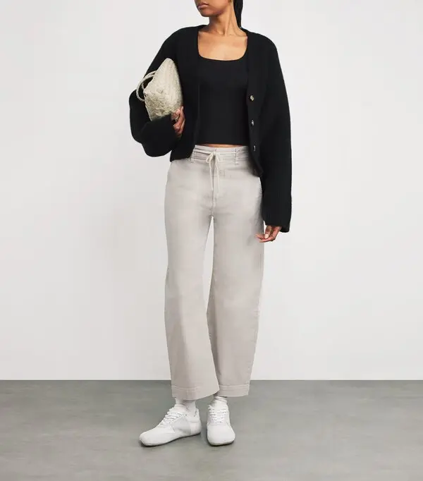 Paige High-rise Barrel-leg Jeans