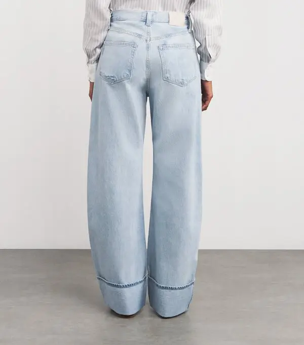 Paige High-rise Barrel-leg Jeans