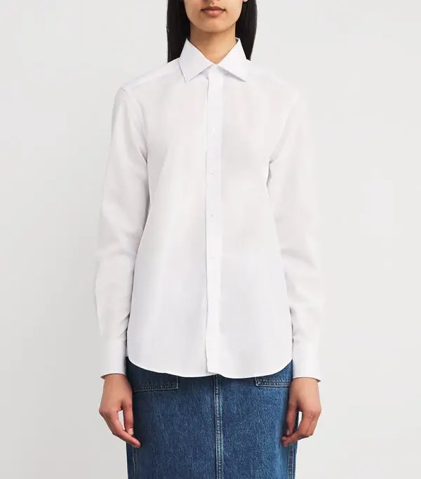 WITH NOTHING UNDERNEATH - Organic Cotton Boyfriend Shirt