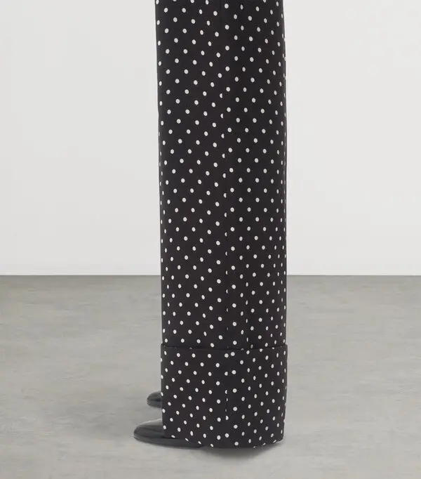 Valentino Garavani Polka-dot Trousers - Black