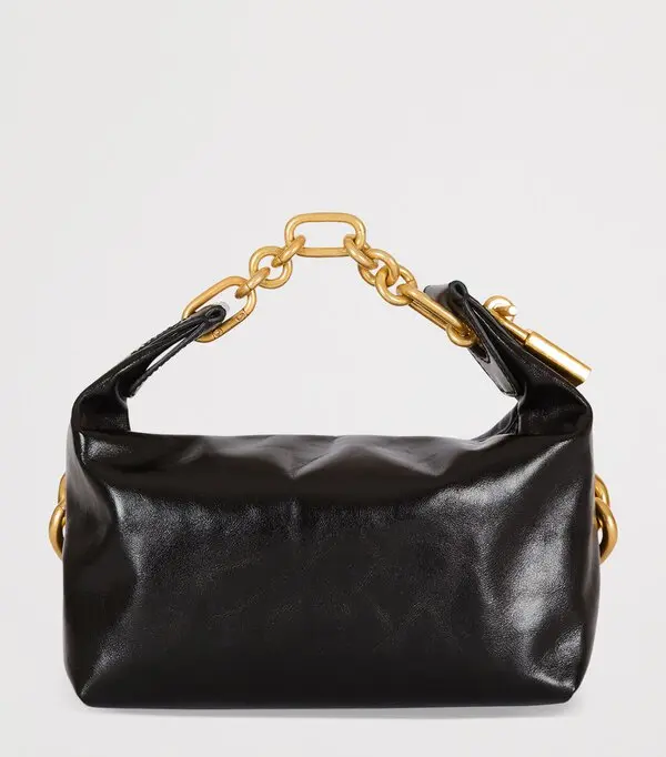 Balmain Mini Leather Sync Shoulder Bag