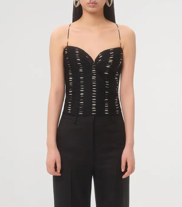 Valentino Garavani Silk Polka-dot Top