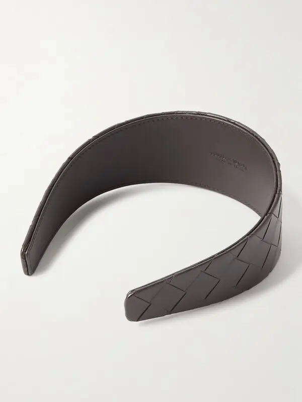 Bottega Veneta Intrecciato Leather Headband