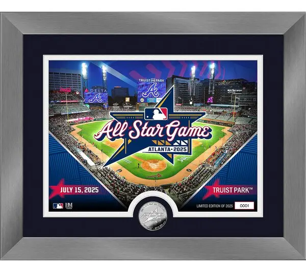 HIGHLAND MINT 2025 Mlb Atlanta All Star Game Silver Coin Photo - One-color