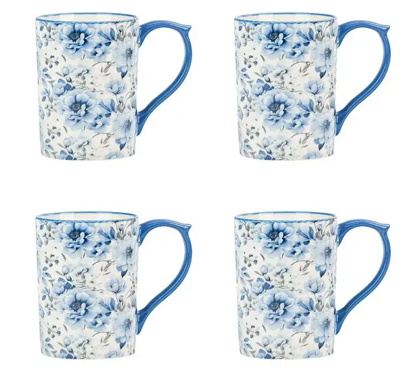 10 STRAWBERRY STREET Set Of 4 Lylah Mug - One-color