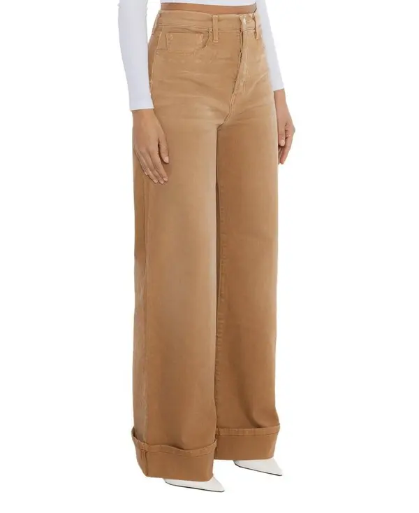 RUDES DENIM High Rise Adeline Cuffed Jeans - Sunkissed