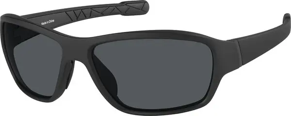 Zenni Sunglasses With Rectangle Full Rim Frame - Black