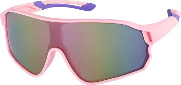 Zenni Sunglasses With Rectangle Full Rim Frame - Pink
