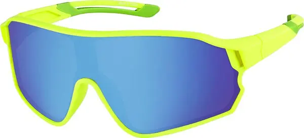 Zenni Sunglasses With Rectangle Full Rim Frame - Yellow