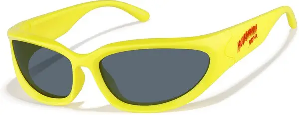Zenni Sunglasses With Rectangle Full Rim Frame - Yellow