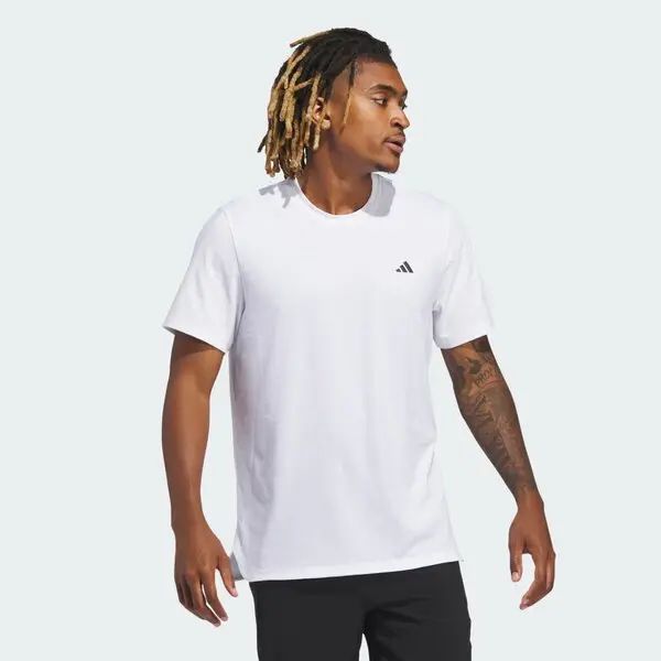 Adidas Axis Aeroready Training Tee - White