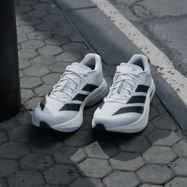 Adidas Adizero Boston Sneakers - Cloud White / Core Black / Dash Grey