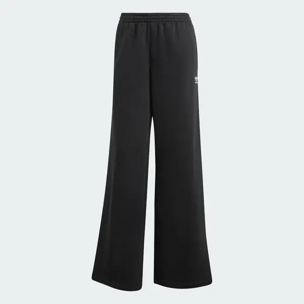 Adidas Fleece Wide Leg Pants - Black