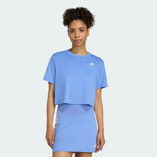 Adidas Train Essentials Boxy Workout Tee - Blue Fusion