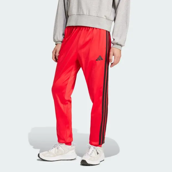 Adidas 3-stripes Tricot Regular Tapered Track Pants - Pure Ruby