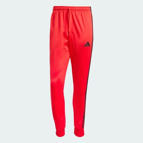 Adidas 3-stripes Tricot Regular Tapered Track Pants - Pure Ruby