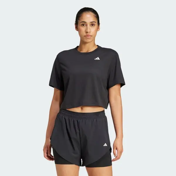 Adidas Train Essentials Boxy Workout Tee - Black