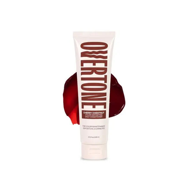 OVERTONE Color Depositing Daily Conditioner Oz Tube - Cherry Chestnut