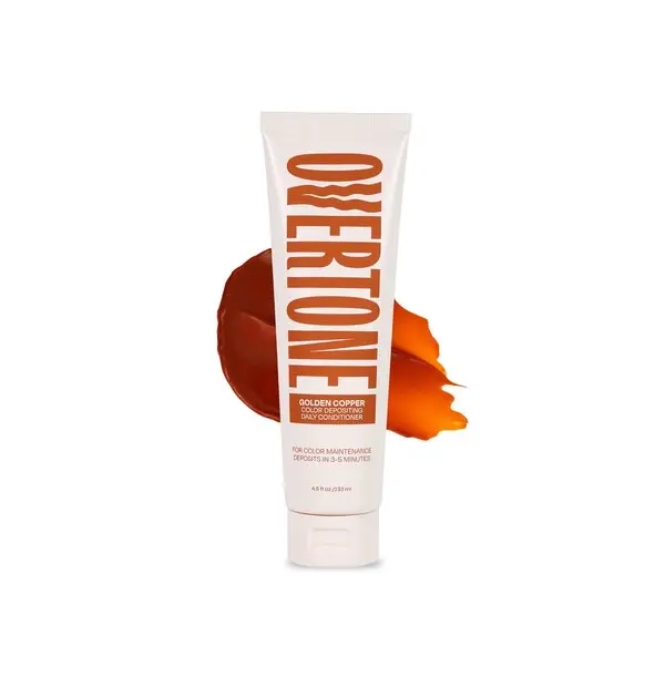 OVERTONE Color Depositing Daily Conditioner Oz Tube - Ginger Glow
