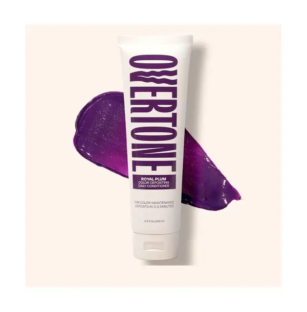 OVERTONE Color Depositing Daily Conditioner Oz Tube - Royal Plum