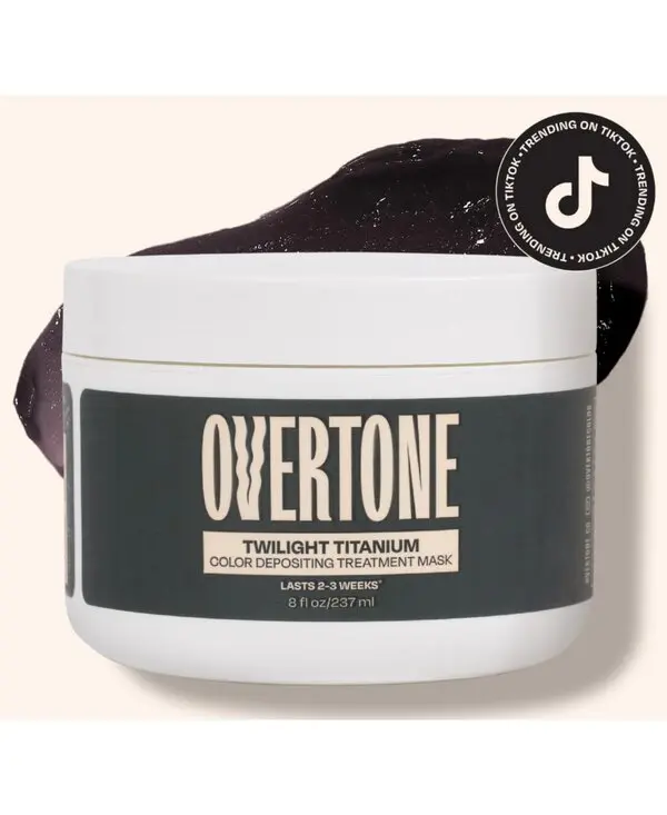 OVERTONE Color Depositing Hair Mask – Semi-permanent Hair Dye + Deep Conditioner - Silver
