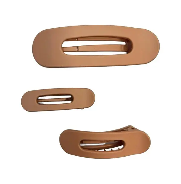 HEADBANDS OF HOPE Mixed Lay Hair Clip Set - Camel