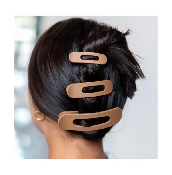 HEADBANDS OF HOPE Mixed Lay Hair Clip Set - Camel