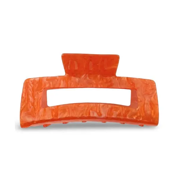 HEADBANDS OF HOPE Rectangle Claw Clip - Orange