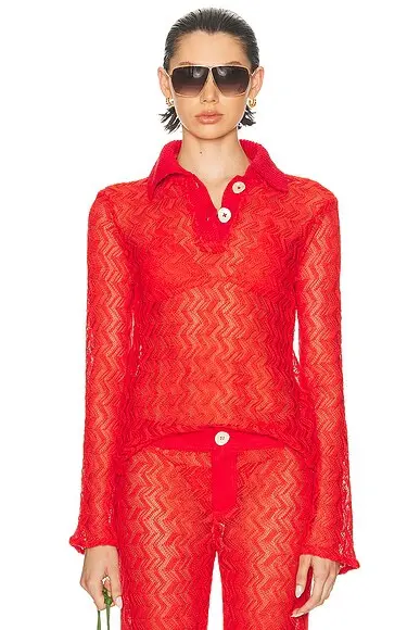 Éliou Andre Top Open Knit