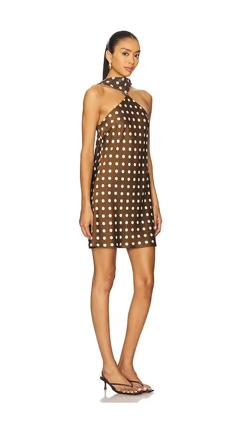 MAUDE CLUB Hendrix Dress - Brown