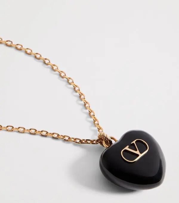 Valentino Garavani Coeur Royal Pendant Necklace