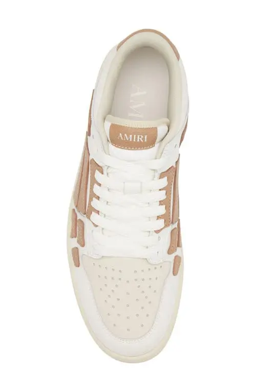 Amiri Skeleton Low Top Sneaker - Camel