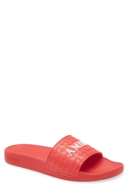 Amiri Ma Quad Slide Sandal - True Red