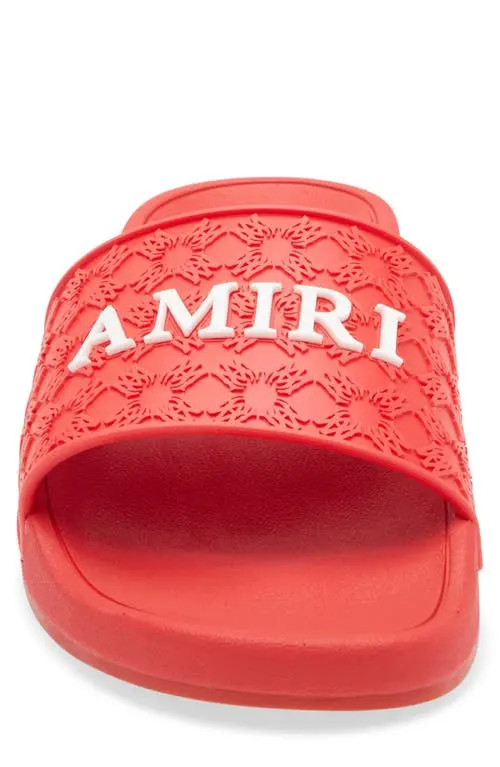 Amiri Ma Quad Slide Sandal - True Red