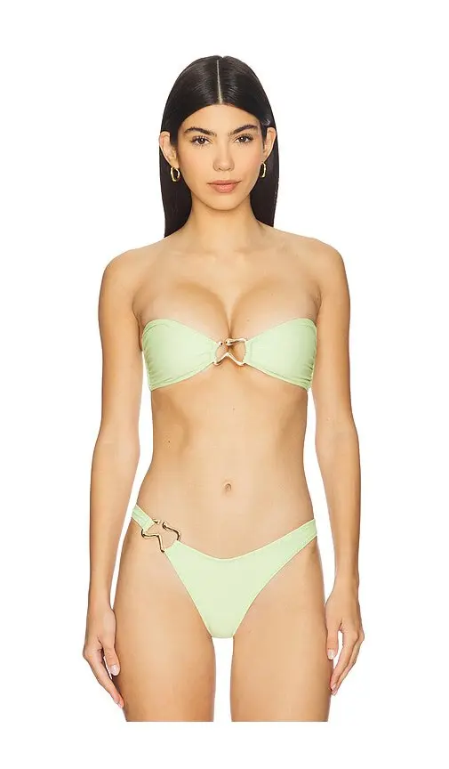 CAMILA COELHO Rya Top - Melon Green