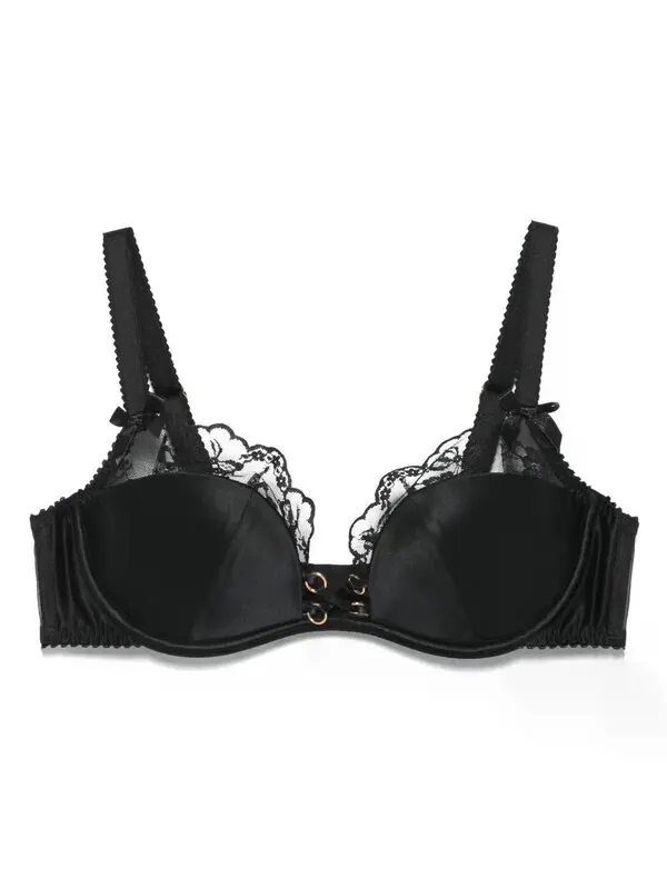 Agent Provocateur Embroidered-lace Bra - Black