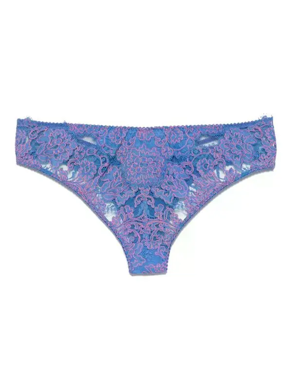 Agent Provocateur Embroidered-lace Briefs